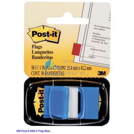 Flags3M Post-it bagus adalah 3M Post-it 680-2 Flags Blue 25.4 mm x 43.2 mm