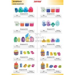 Serutan Peruncing Pensil Kecil Kantor/Sekolah Animasi lucu unik Joyko ...