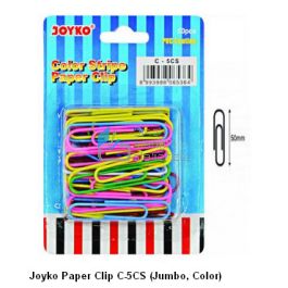 Distributor Joyko khususnya Joyko Paper Clip C-5CS (Jumbo, Color) Klip ...