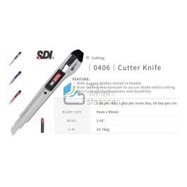 Supplier ATK SDI 0406 Cutter Knife (A-300) Auto Lock Pisau Kater Kecil ...