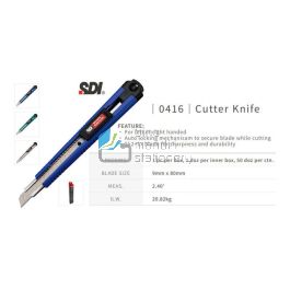 Daftar stationery SDI contoh Pisau Kater Kecil SDI 0416 Cutter Knife (A ...