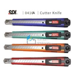 Grosir SDI khususnya SDI 0416A Cutter Knife (A-300) Translucent Auto Lock Pisau Kater Kecil ...