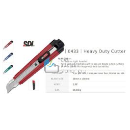 Agen SDI 0433 Cutter Knife (L-500) Auto Lock Pisau Kater Besar | Toko ...